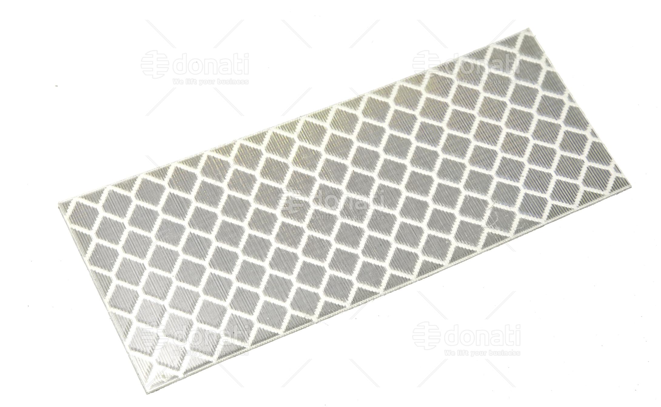 Reflective rectangular sticker 30x70 mm | Donati