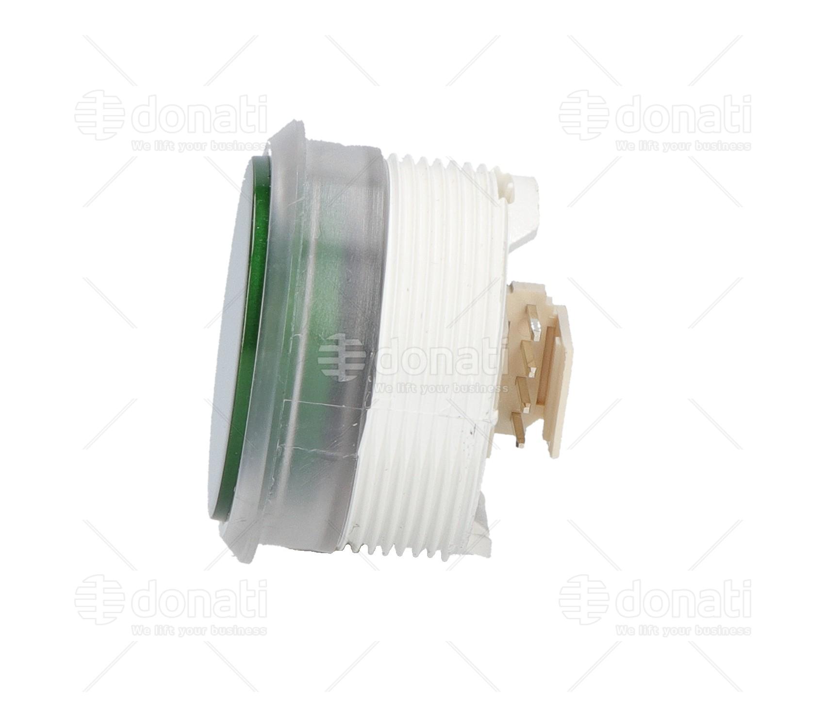 OTIS FAA25090AD532 - Push-button MCS, polished/green finish, green ...