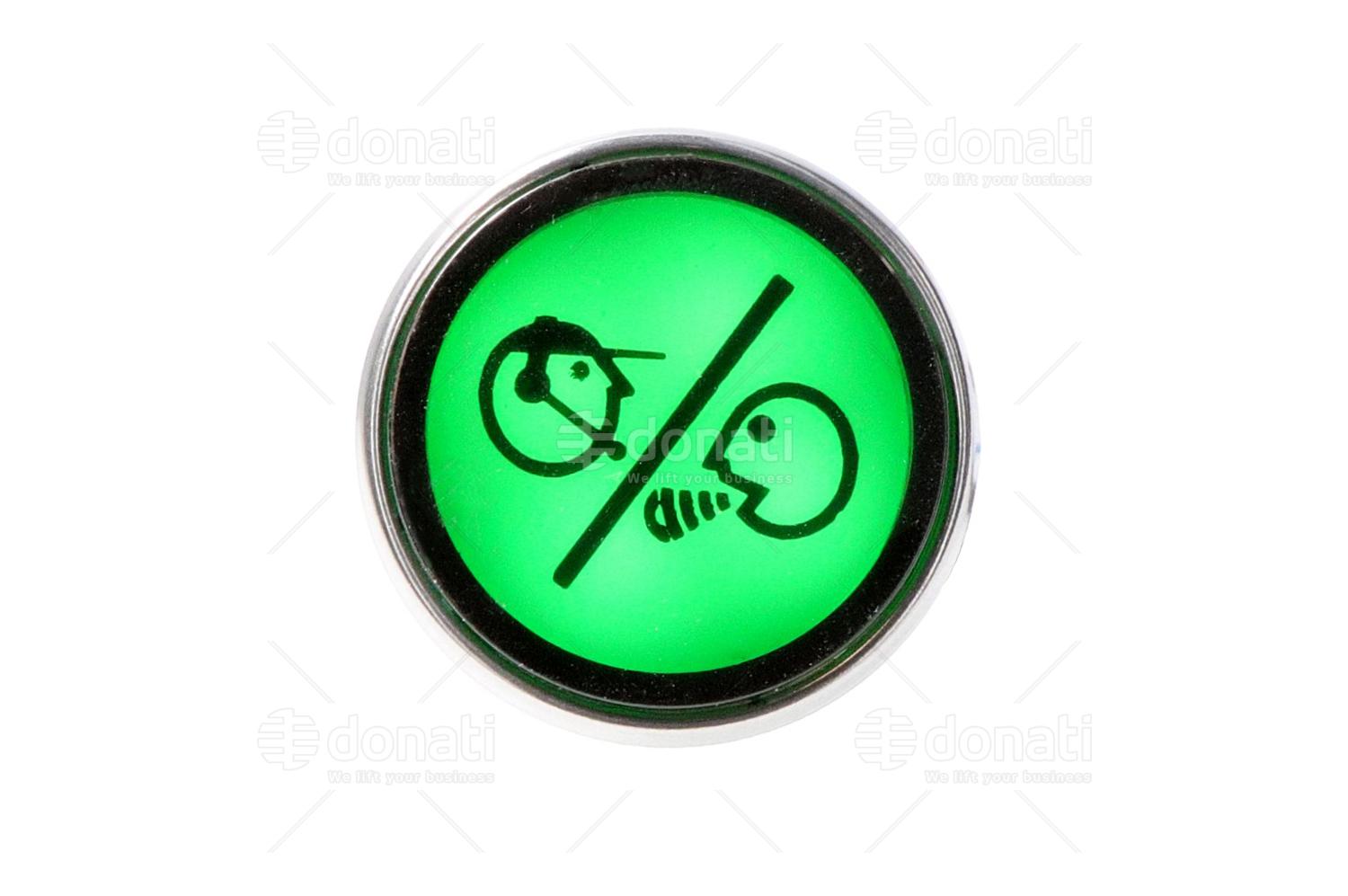 VEGA - Push-button Venus plastic bezel screw-in - 'push-to-talk ' | Donati