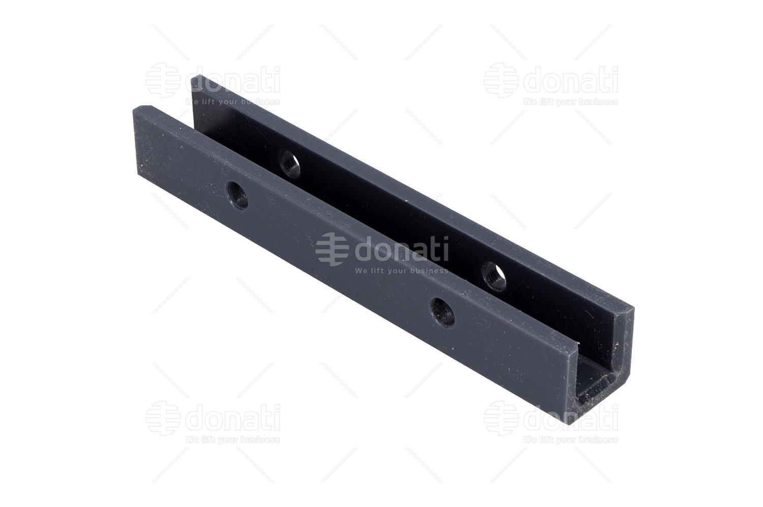 SCHINDLER - Guide insert 4 holes L=176mm for guide shoe T3 rail 16mm ...