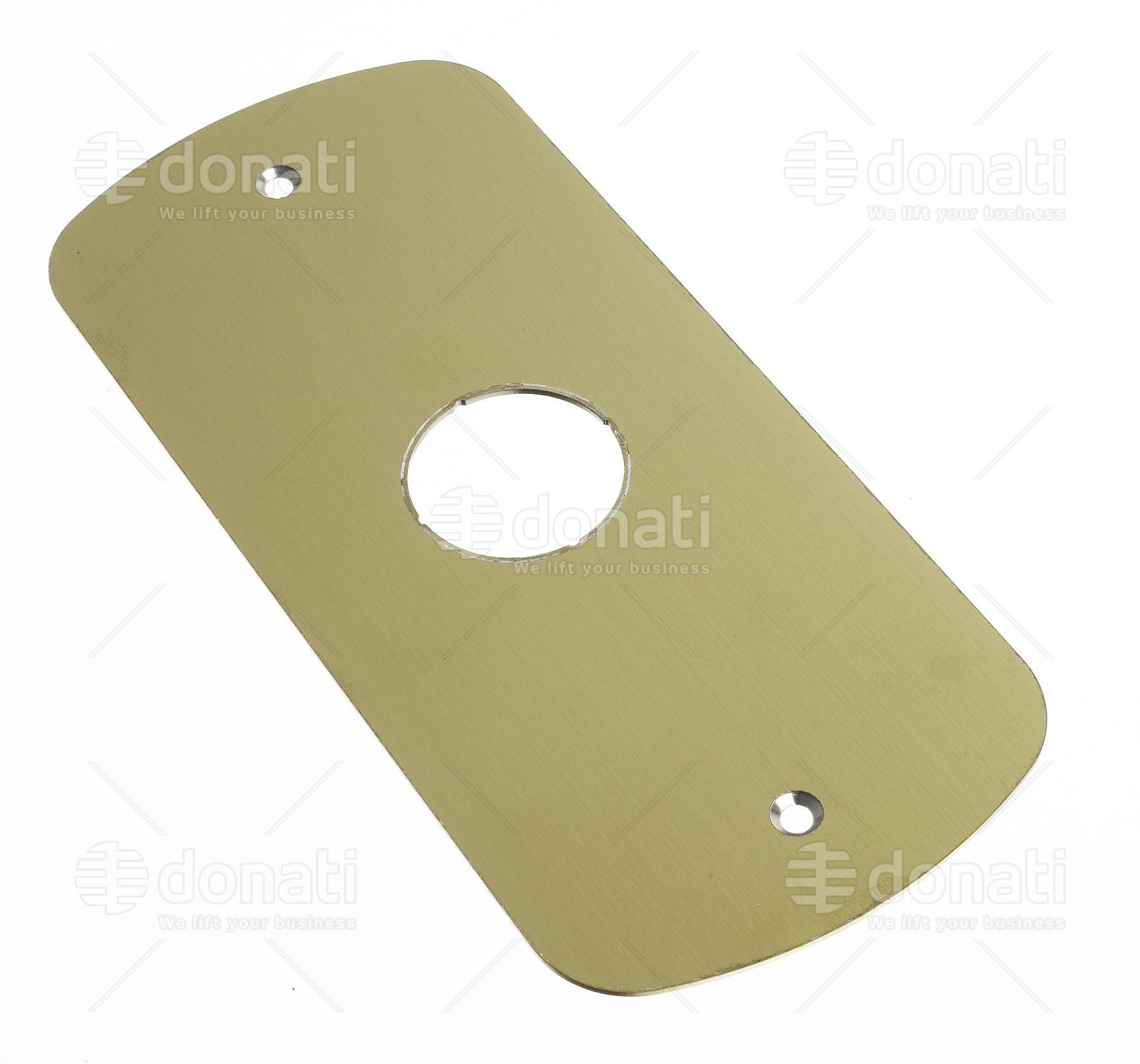 DMG - Push-button faceplate Elise L=90 mm H=200 mm, 1 hole BM, PVD ...